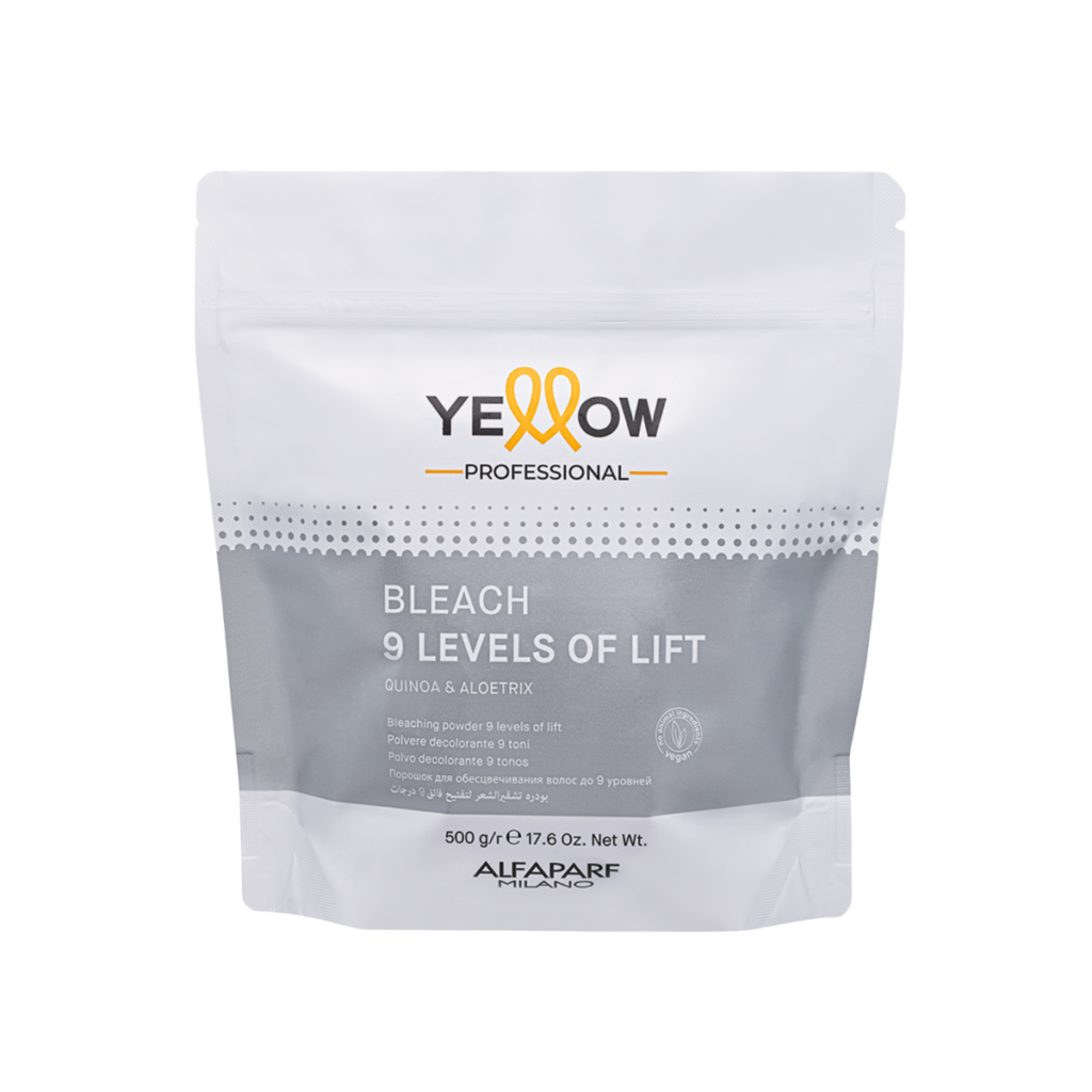 Yellow Bleach 9 Levels of Lift – rozjaśniacz do 9 tonów 500g ...